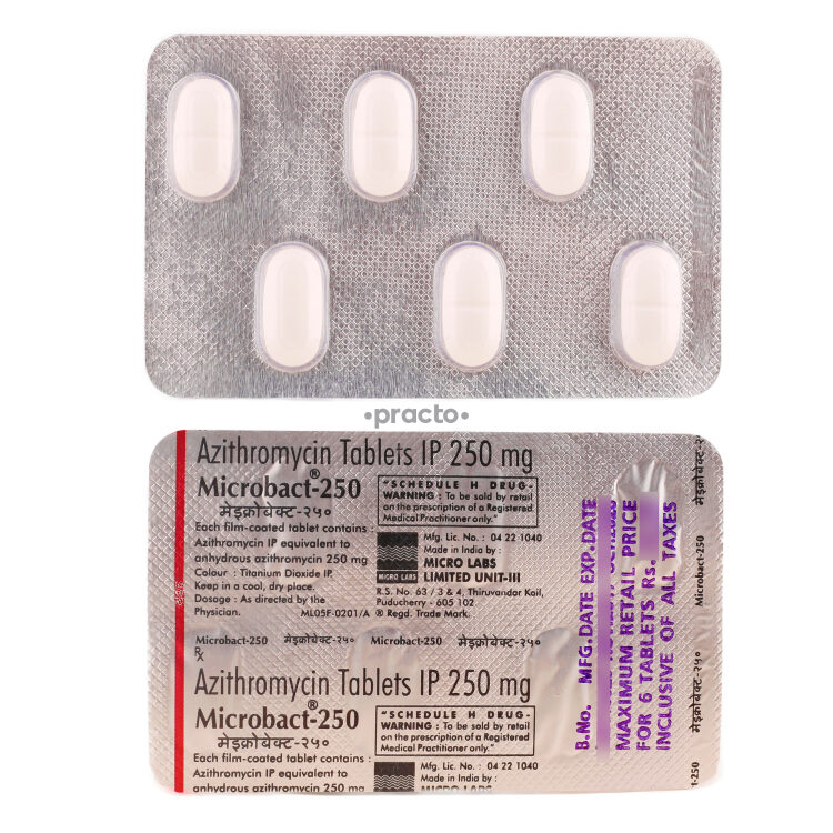 Microbact 250 MG Tablet - Uses, Dosage, Side Effects, Price ...