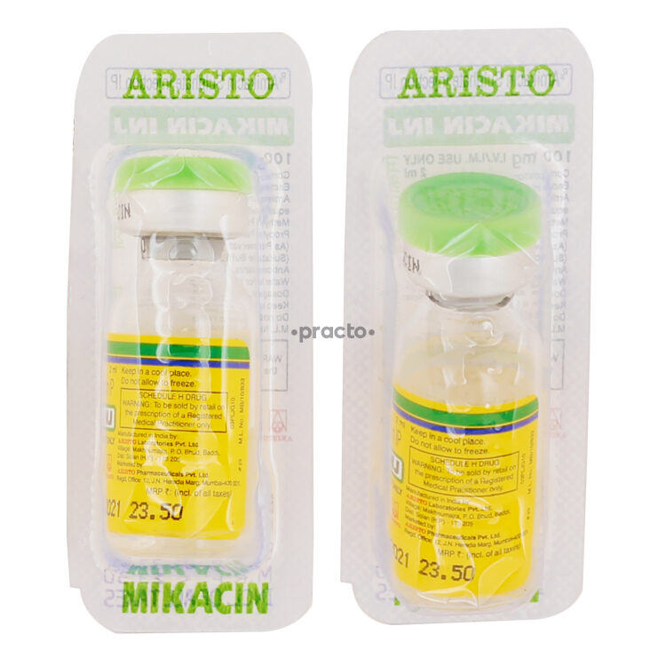 Mikacin 100 MG Injection - Uses, Dosage, Side Effects, Price ...