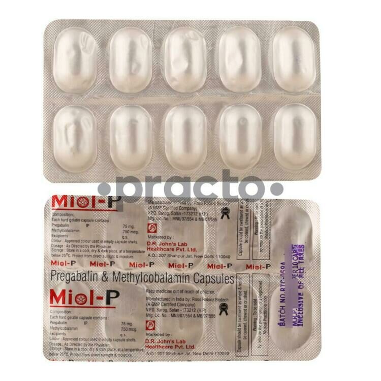 Miol P Capsule - Uses, Dosage, Side Effects, Price, Composition | Practo
