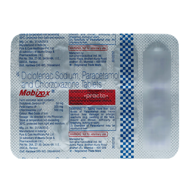 Mobizox Tablet - Uses, Dosage, Side Effects, Price, Composition | Practo