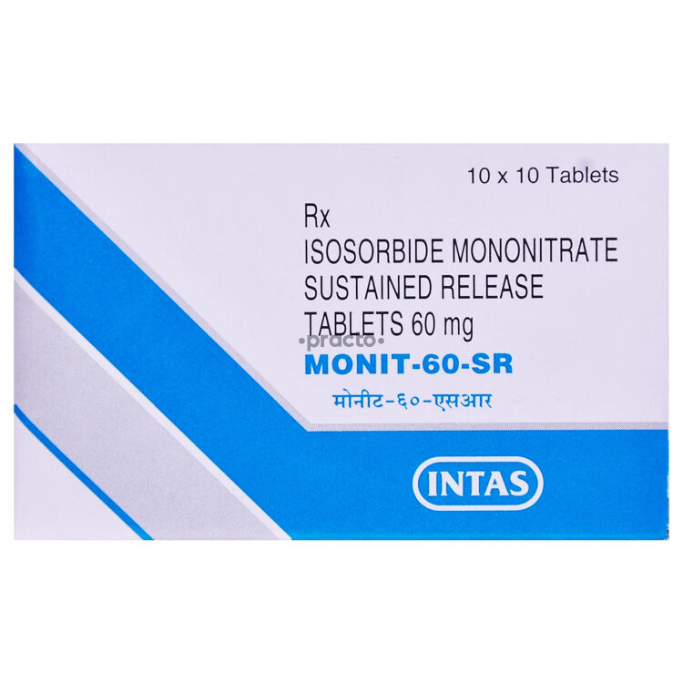 Monit 60 MG Tablet SR - Uses, Dosage, Side Effects, Price, Composition ...