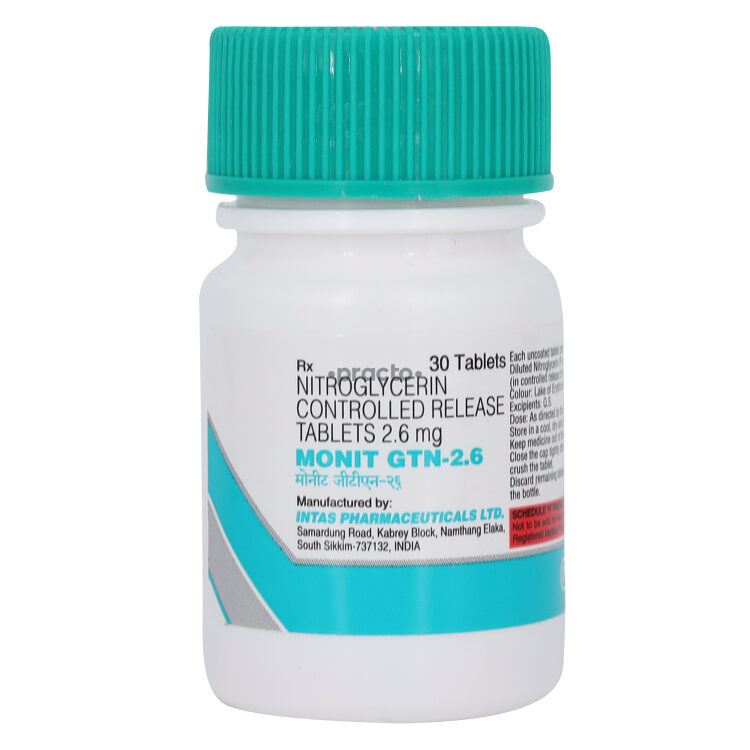 Monit-Gtn 2.6 MG Tablet - Uses, Dosage, Side Effects, Price ...