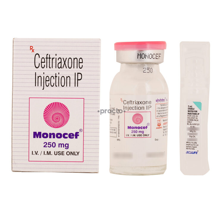 Monocef 250 MG Injection - Uses, Dosage, Side Effects, Price ...