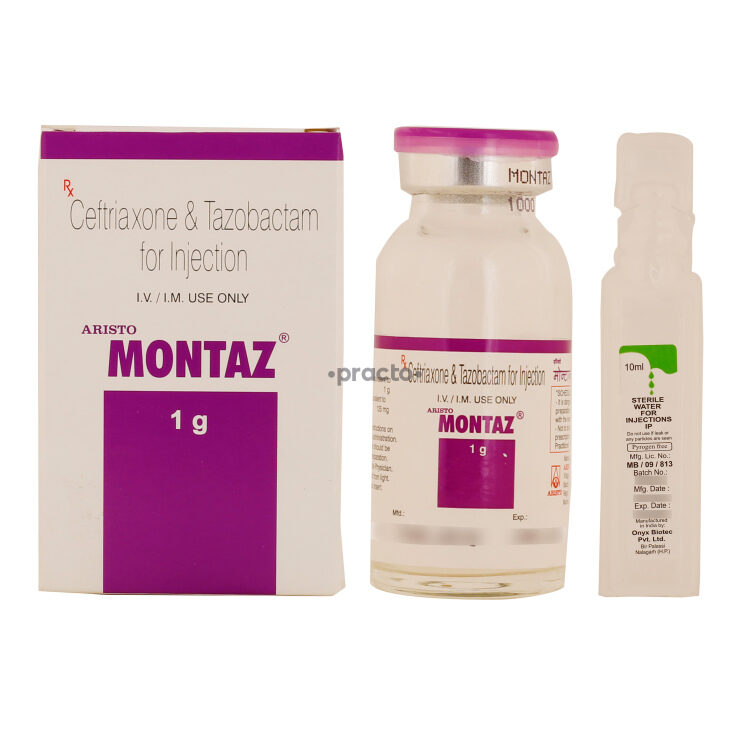 Montaz 1 g Injection - Uses, Dosage, Side Effects, Price, Composition ...