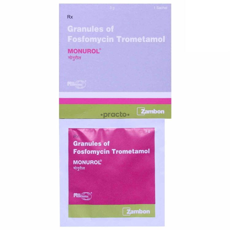 Monurol Sachet - Uses, Dosage, Side Effects, Price, Composition | Practo