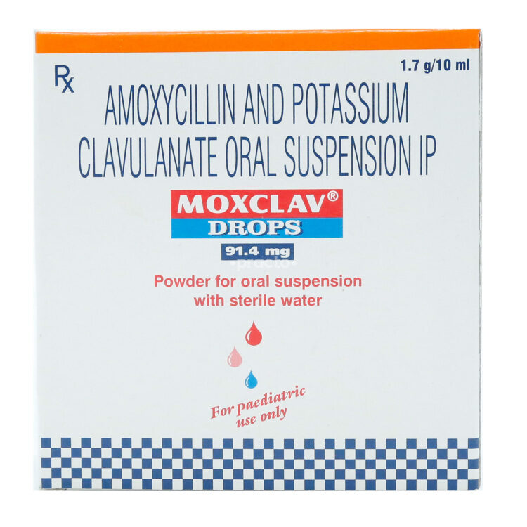 Moxclav (80/11.4 mg) Drops - Uses, Dosage, Side Effects, Price ...