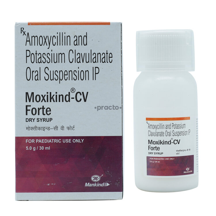 Moxikind CV (400/57 mg) Dry Syrup - Uses, Dosage, Side Effects, Price, Composition | Practo