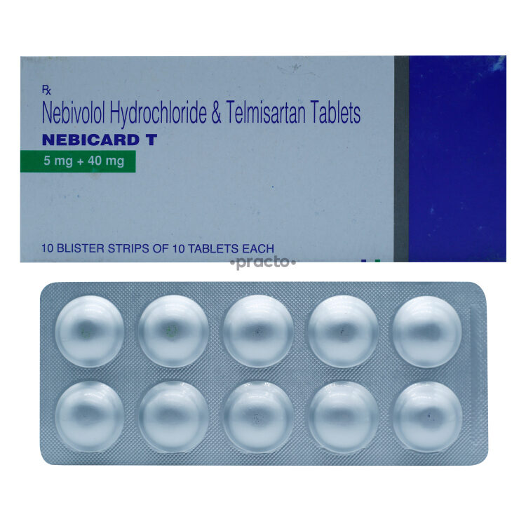 Nebicard T Tablet - Uses, Dosage, Side Effects, Price, Composition | Practo