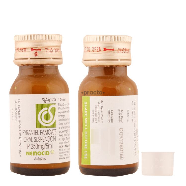 Nemocid Suspension - Uses, Dosage, Side Effects, Price, Composition ...