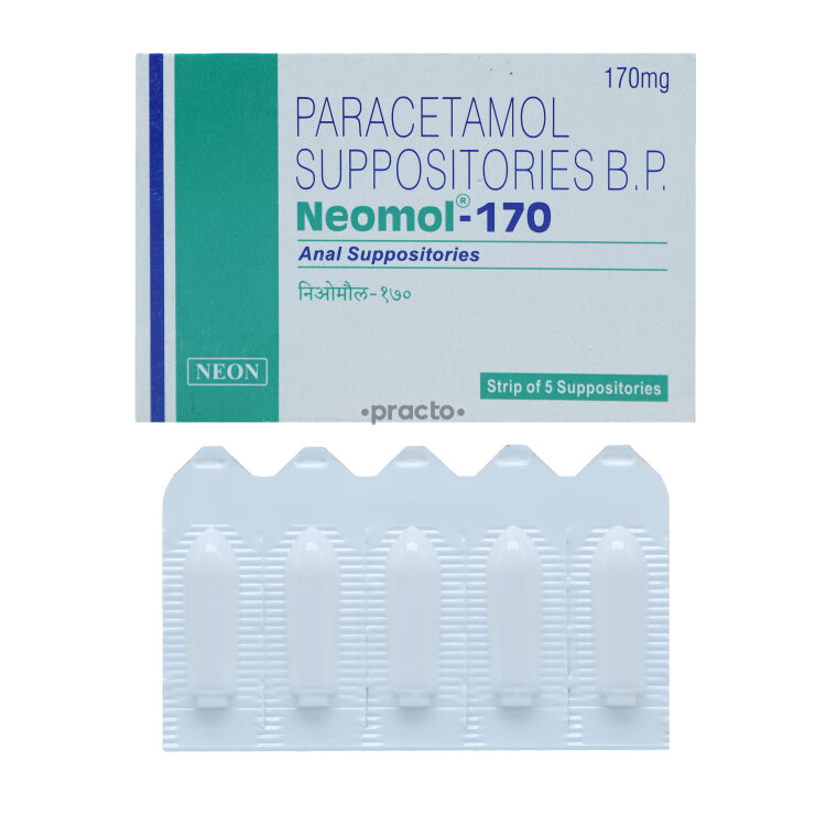 Neomol 170 MG Suppository - Uses, Dosage, Side Effects, Price ...