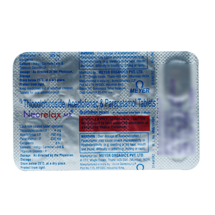 Neorelax MR Tablet - Uses, Dosage, Side Effects, Price, Composition ...