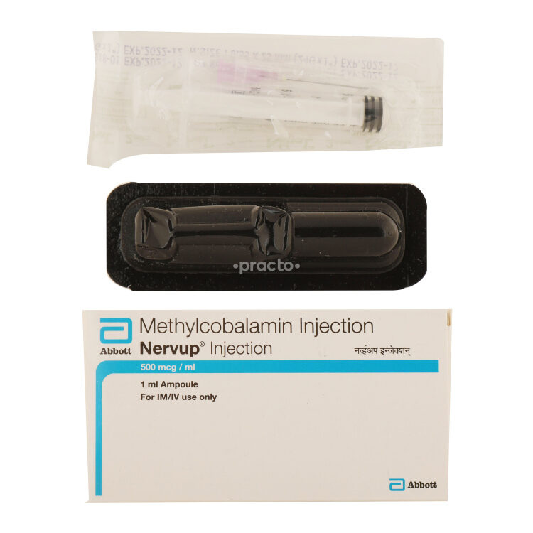 Nervup 500 MCG Injection - Uses, Dosage, Side Effects, Price ...