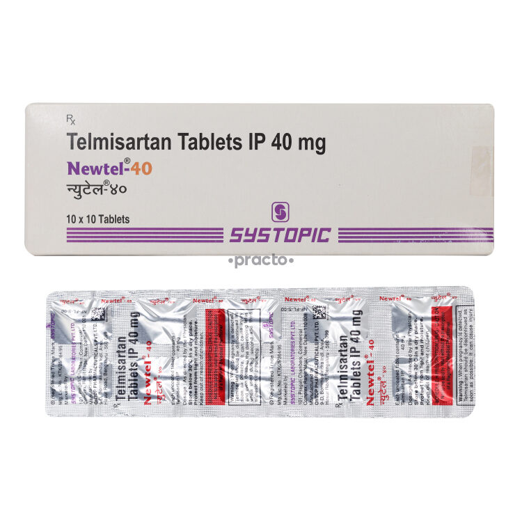 Newtel 40 MG Tablet - Uses, Dosage, Side Effects, Price, Composition | Practo