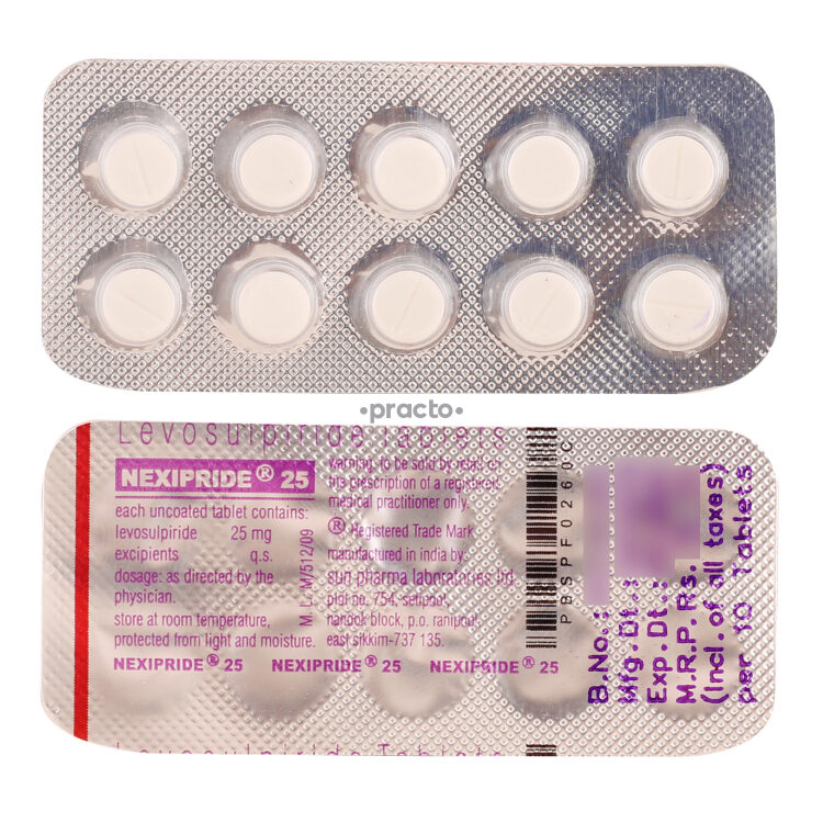 Nexipride 25 MG Tablet - Uses, Dosage, Side Effects, Price, Composition ...