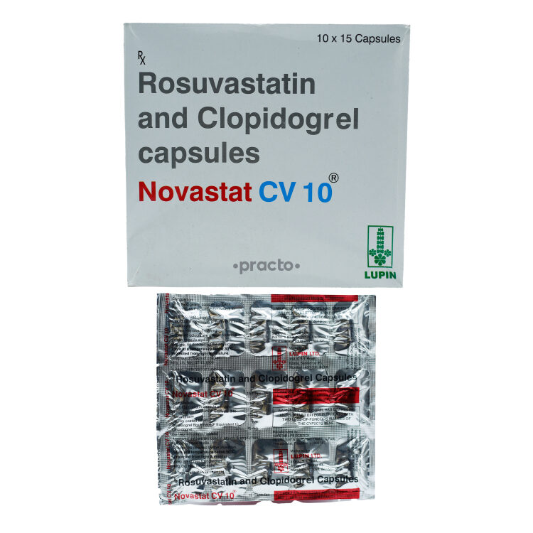 Novastat CV 10 Capsule - Uses, Dosage, Side Effects, Price, Composition ...