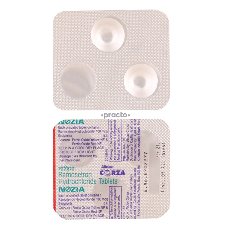 Nozia Tablet - Uses, Dosage, Side Effects, Price, Composition | Practo