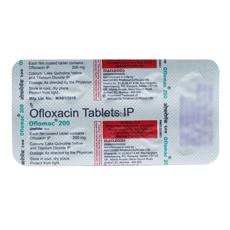 Oflomac 200 MG Tablet - Uses, Dosage, Side Effects, Price, Composition | Practo