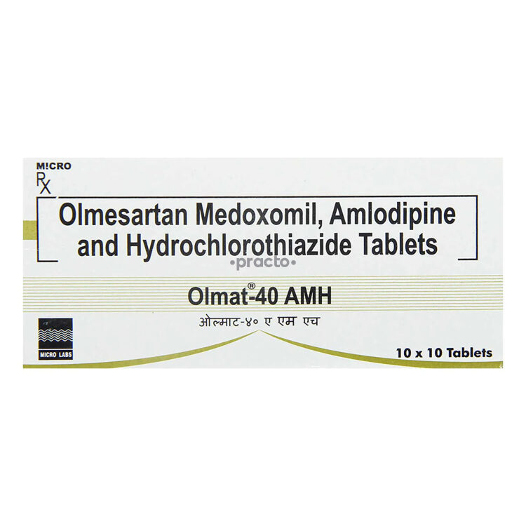 Olmat-40 AMH Tablet - Uses, Dosage, Side Effects, Price, Composition | Practo