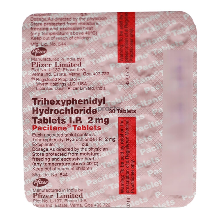 Pacitane 2 MG Tablet - Uses, Dosage, Side Effects, Price, Composition ...