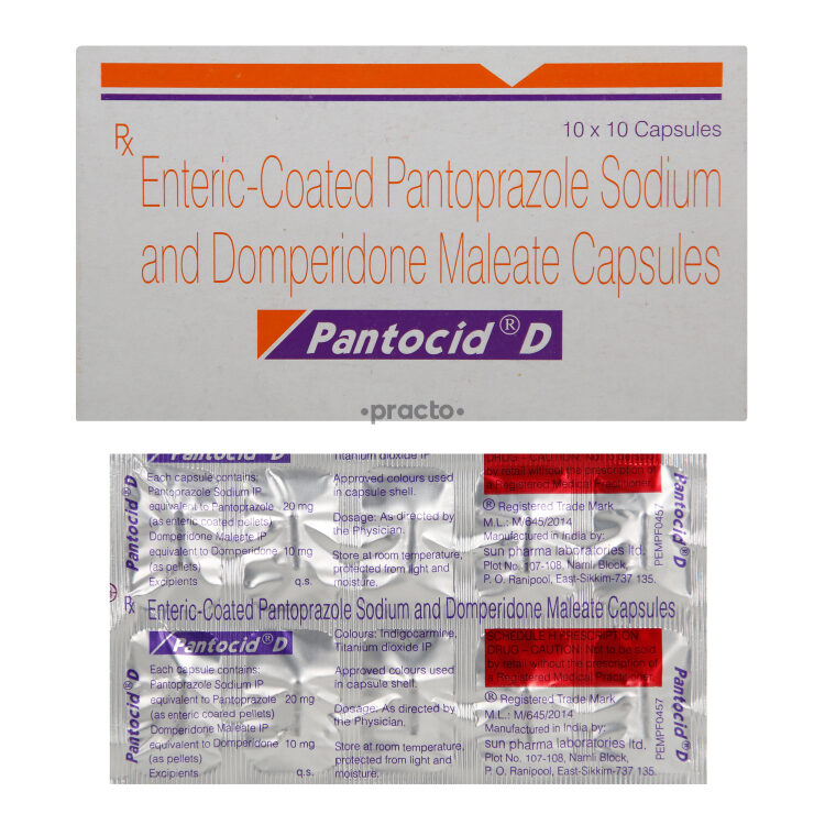 Pantocid D Capsule - Uses, Dosage, Side Effects, Price, Composition | Practo