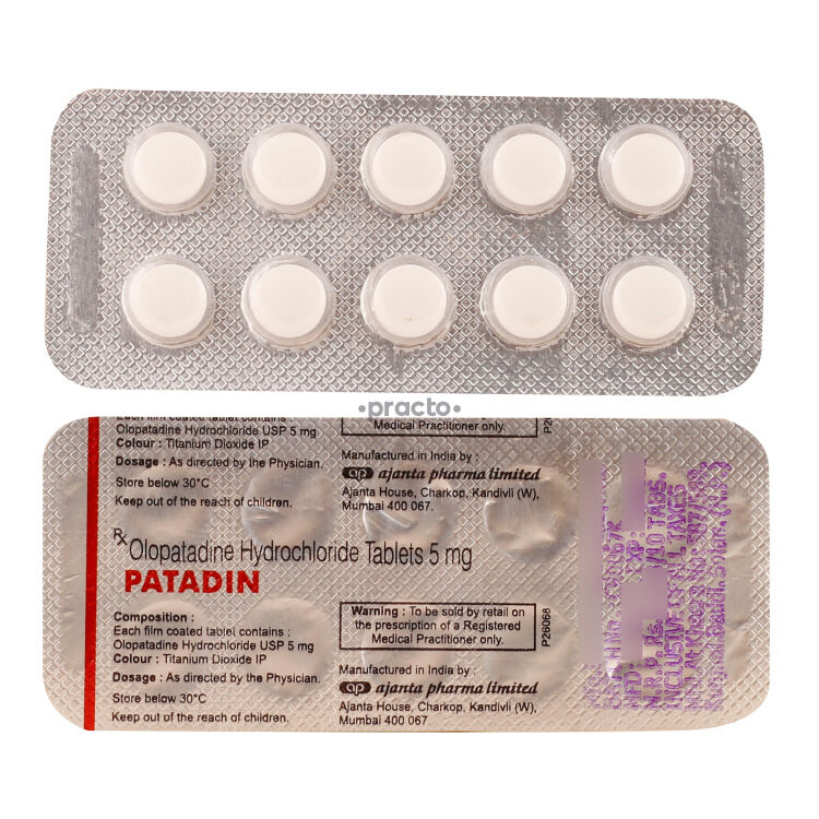 Patadin 5 mg Tablet - Uses, Dosage, Side Effects, Price, Composition ...