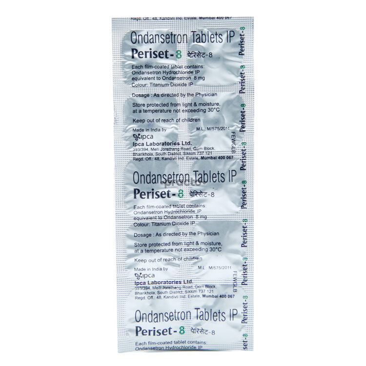 Periset 8 MG Tablet - Uses, Dosage, Side Effects, Price, Composition ...