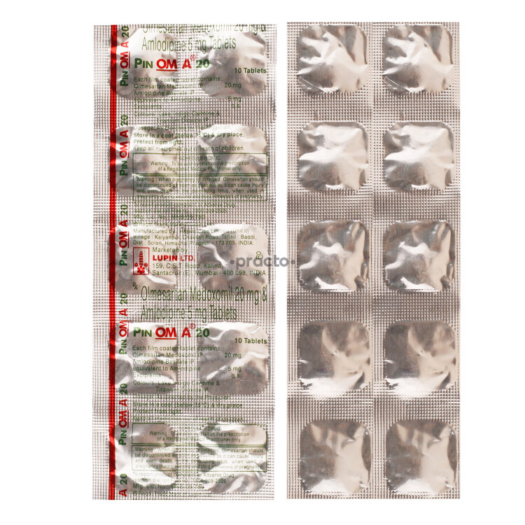 Pinom-A (5/20 mg) Tablet - Uses, Dosage, Side Effects, Price ...