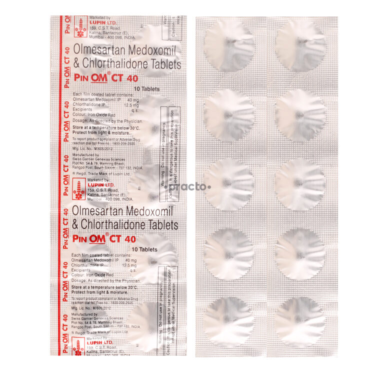 Pin OM-CT 40 Tablet - Uses, Dosage, Side Effects, Price, Composition ...