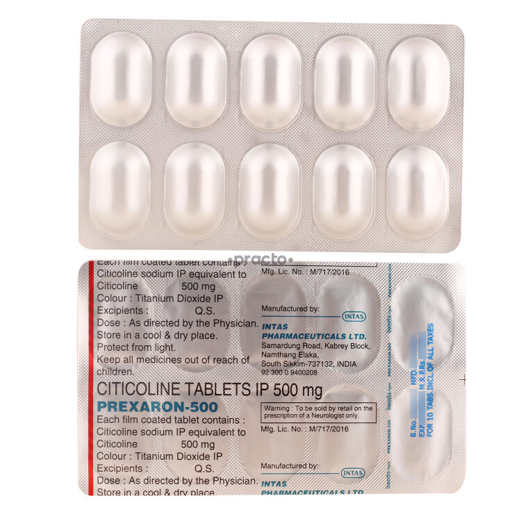 Prexaron 500 MG Tablet - Uses, Dosage, Side Effects, Price, Composition ...