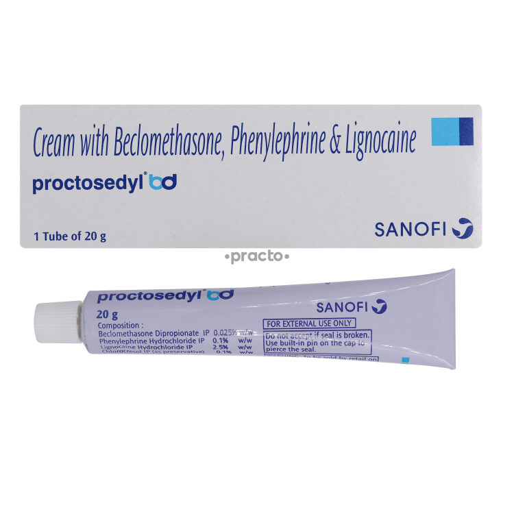 Proctosedyl bd Cream - Uses, Dosage, Side Effects, Price, Composition ...