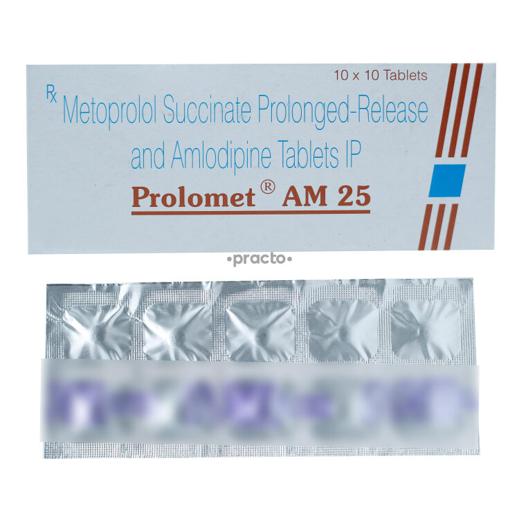 Prolomet Am (5/25 mg) Tablet - Uses, Dosage, Side Effects, Price ...