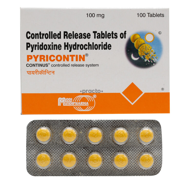 Pyricontin 100 mg Tablet CR - Uses, Dosage, Side Effects, Price ...
