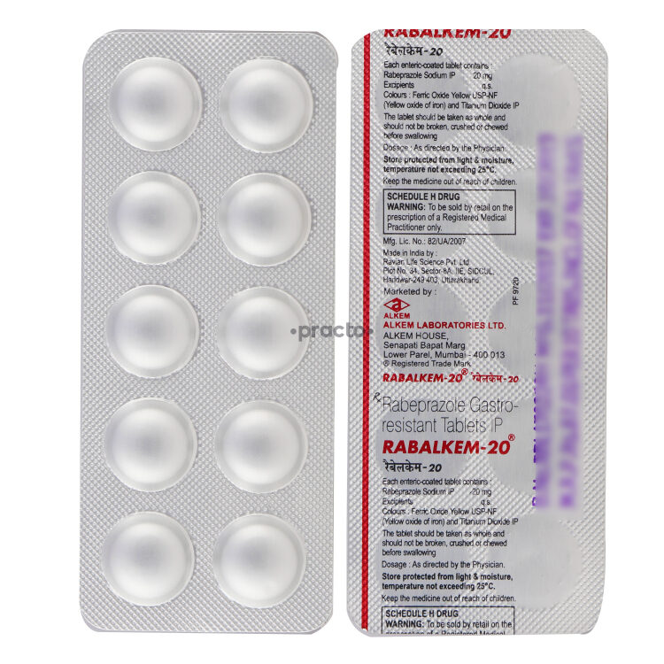 Rabalkem 20 MG Tablet - Uses, Dosage, Side Effects, Price, Composition ...