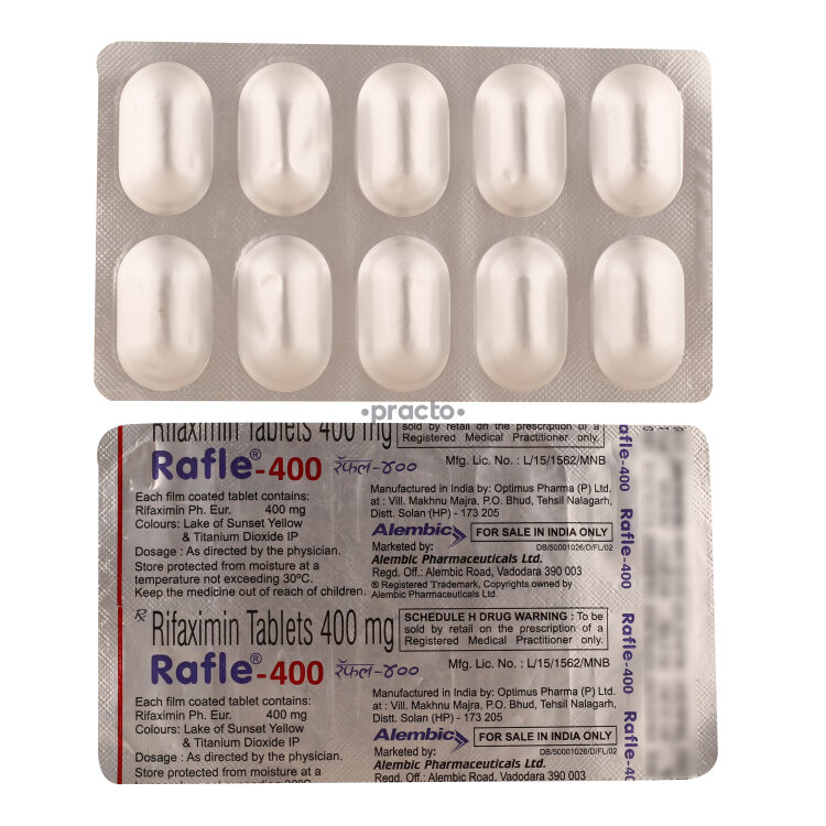 Rafle 400 Tablet - Uses, Dosage, Side Effects, Price, Composition | Practo