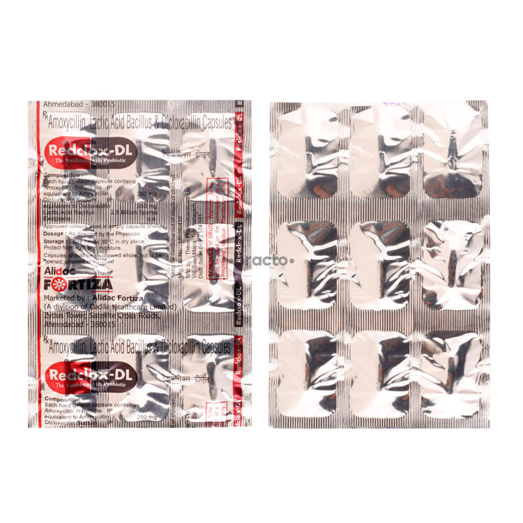 Redclox-DL Capsule - Uses, Dosage, Side Effects, Price, Composition ...