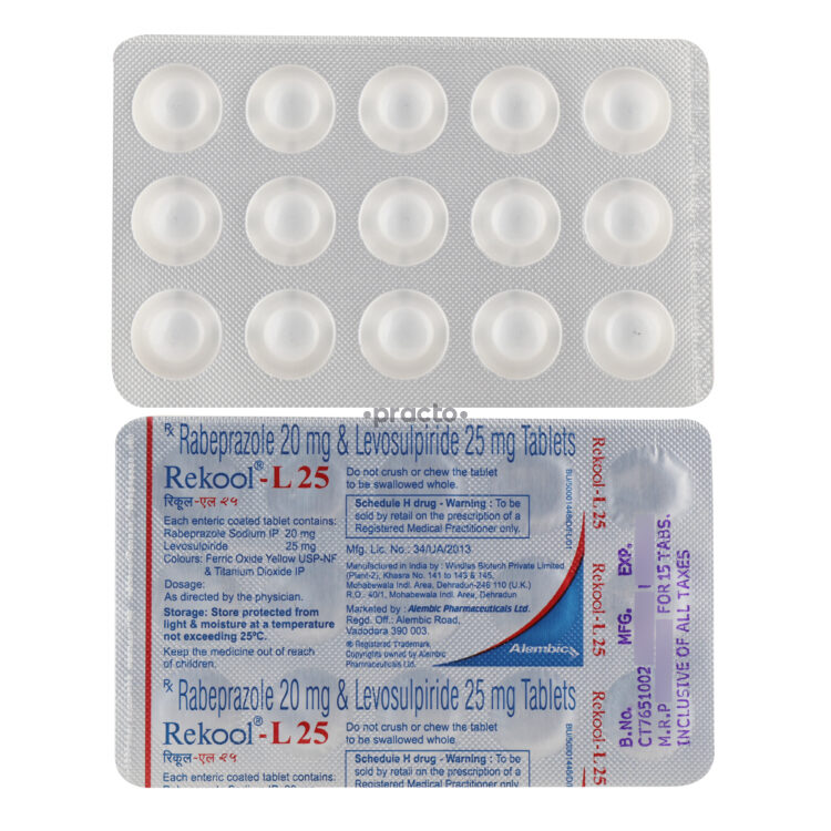 Rekool-L 25 Tablet - Uses, Dosage, Side Effects, Price, Composition ...