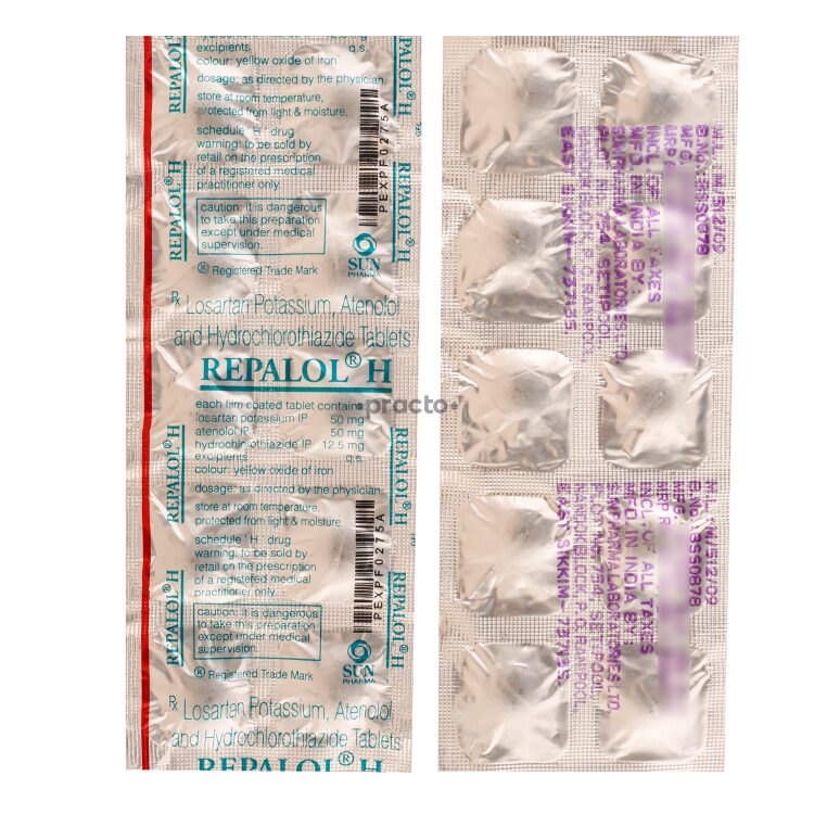 Repalol H Tablet - Uses, Dosage, Side Effects, Price, Composition | Practo