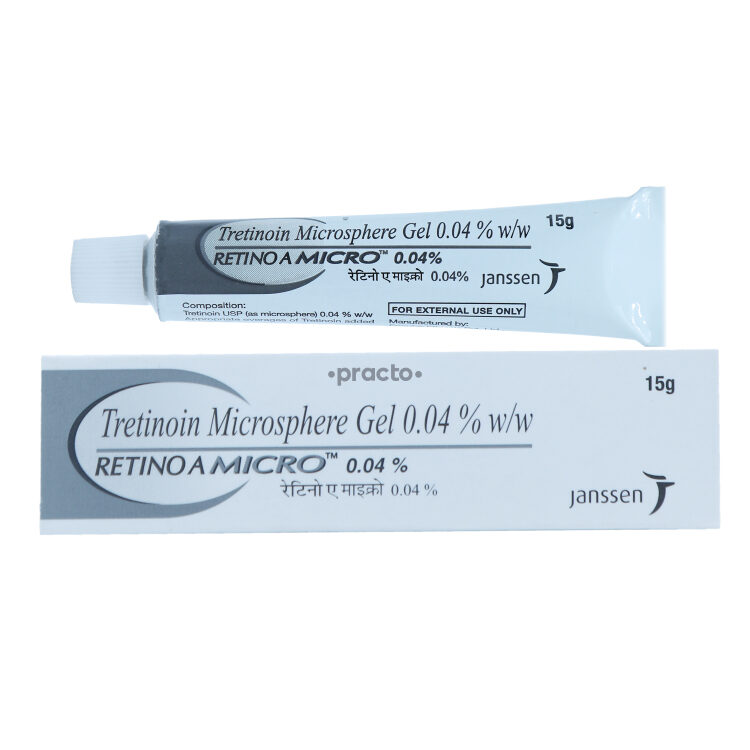 Retino A Micro 0.04% Gel - Uses, Dosage, Side Effects, Price ...