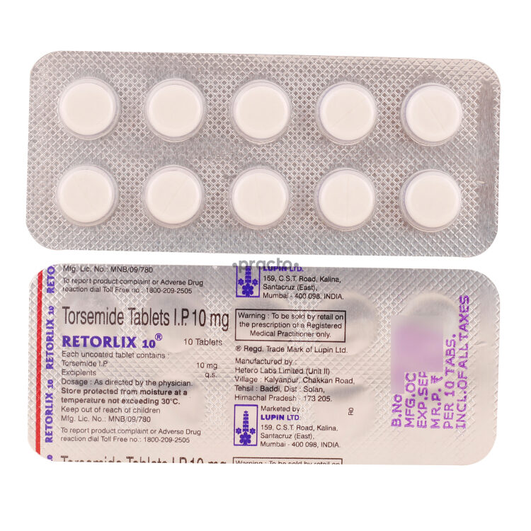 Retorlix 10 MG Tablet - Uses, Dosage, Side Effects, Price, Composition ...