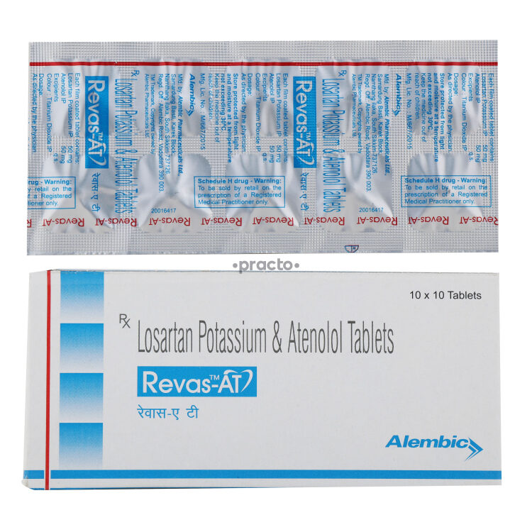 Revas-AT Tablet - Uses, Dosage, Side Effects, Price, Composition | Practo