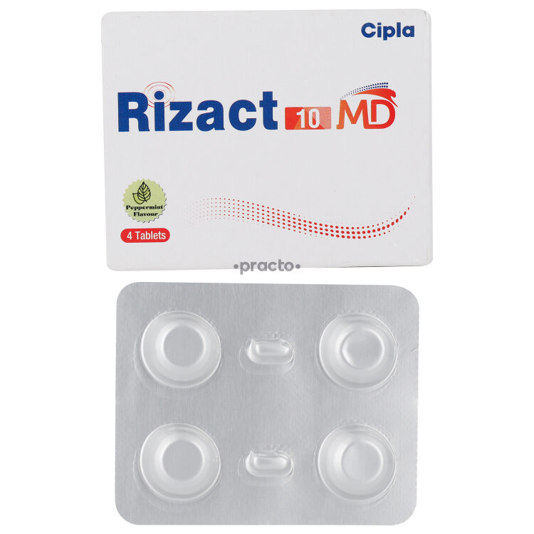 Rizact 10 mg Tablet Md - Uses, Dosage, Side Effects, Price, Composition ...