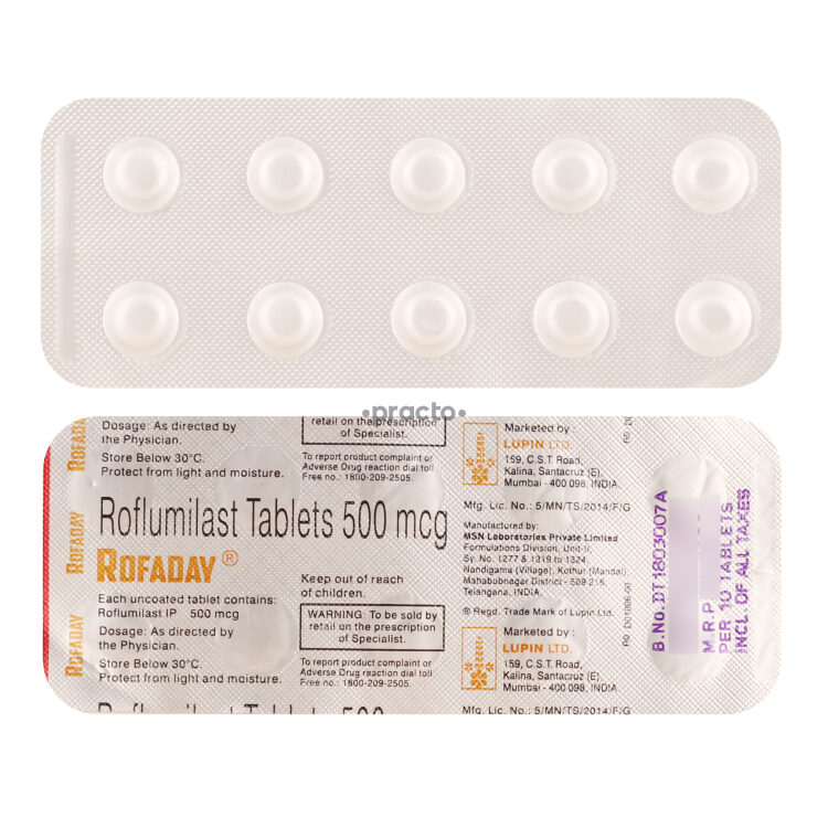Rofaday 500 Tablet - Uses, Dosage, Side Effects, Price, Composition ...