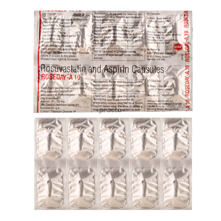 Roseday-A 10 Capsule - Uses, Dosage, Side Effects, Price, Composition ...