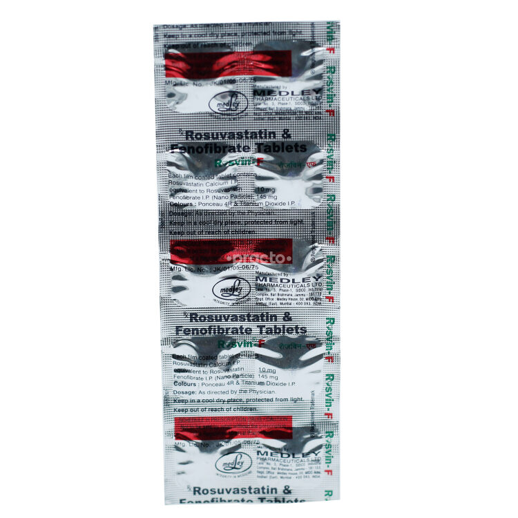 Rosvin F (10/145 mg) Tablet - Uses, Dosage, Side Effects, Price ...