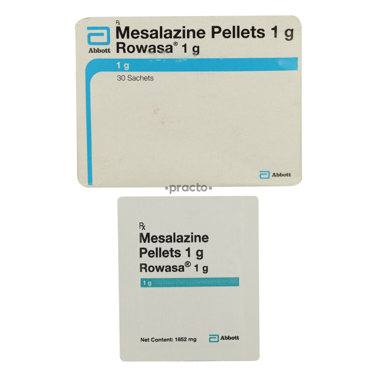 Rowasa 1 g Pellets - Uses, Dosage, Side Effects, Price, Composition ...