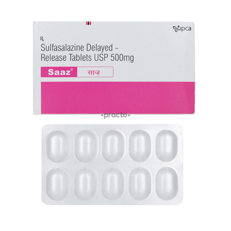 Saaz 500 mg Tablet - Uses, Dosage, Side Effects, Price, Composition | Practo