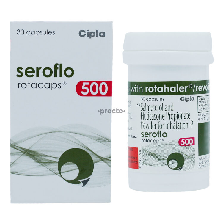 Seroflo 500 Rotacaps - Uses, Dosage, Side Effects, Price, Composition ...