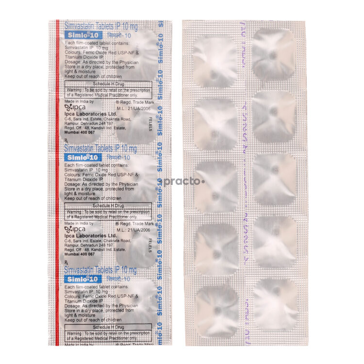 Simlo 10 MG Tablet - Uses, Dosage, Side Effects, Price, Composition ...