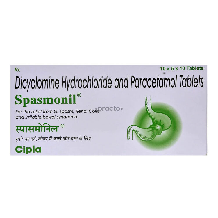 Spasmonil Tablet - Uses, Dosage, Side Effects, Price, Composition | Practo