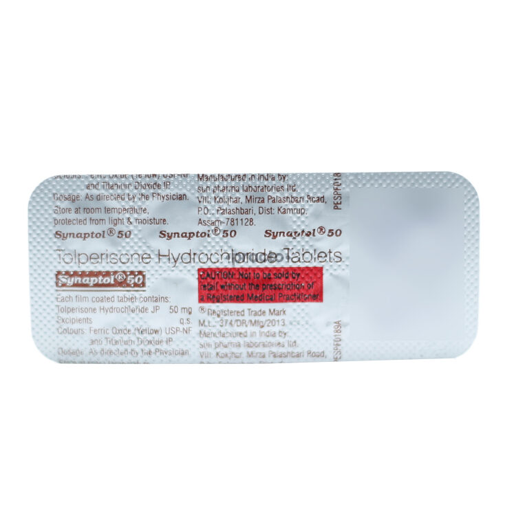 Synaptol 50 mg Tablet - Uses, Dosage, Side Effects, Price, Composition ...